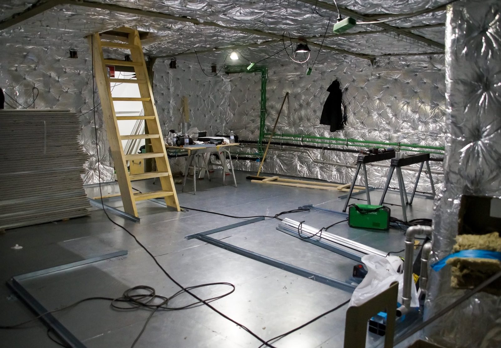 Marine insulation - All types of insulation, throughout the ship